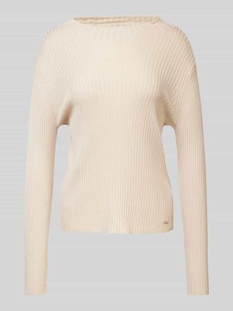 More & More Strickpullover mit U-Boot-Ausschnitt