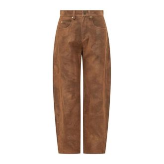 Isabel Marant Belky Barrel-fit Hose - - Trousers - Damen - Braun - XS