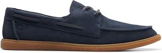 Clarks Clarkbay Go pour Homme, Daim Bleu Marine, 42.5 EU
