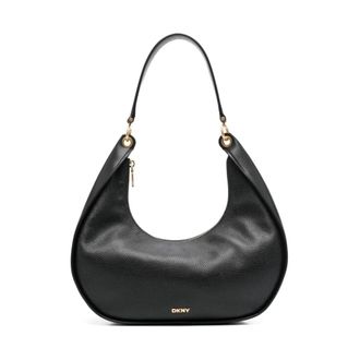 DKNY Schwarze Hobo-Schultertasche - - Bags - Damen - Schwarzk - ONE SIZE