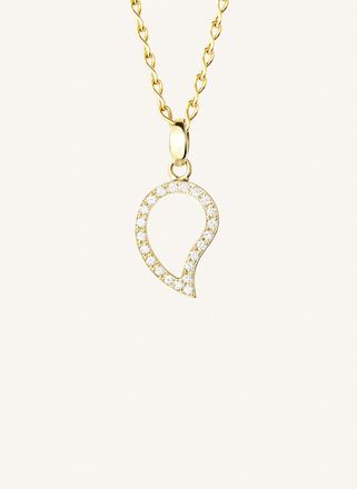 Tamara Comolli Tamara Comolli Anh&auml;nger Pendant Signature Small Diamond Pav&eacute; Mit Diamant Pav&eacute; 18k Gelbgold gold