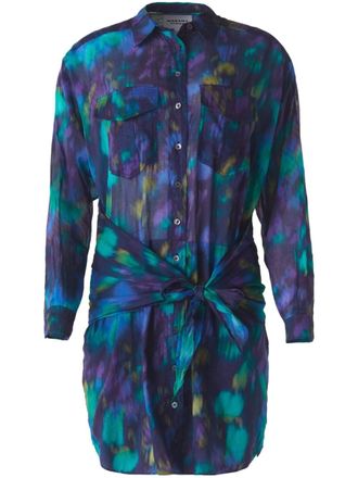 Isabel Marant robe Nueva &agrave; coupe courte - Bleu