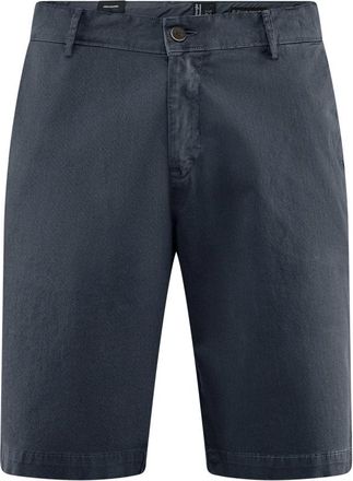 Bomboogie Homme, Shorts, Bleu, Taille: W31 Bermuda chino en gabardine avec micro-imprim&eacute;