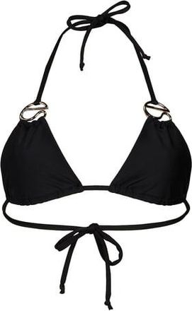 Coperni Haut de maillot de bain &agrave; nouer avec logo m&eacute;tallique