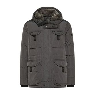 Peuterey Aiptek NBE 03 Fur - Homme - Vestes - Gris - Taille: 2XL