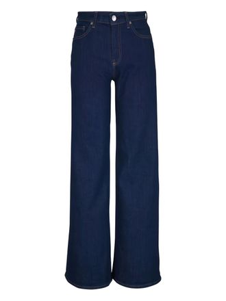 AG - Adriano Goldschmied Saige Wide-Leg-Jeans - Blau
