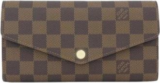 Louis Vuitton Portefeuille Long Pre-owned (Bi-pli) - Femme - Pre-owned - Brun - Taille: ONE Size
