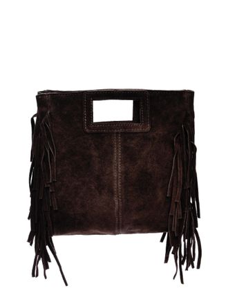 Anna Luchini Kastanienbraun Rindsledertasche