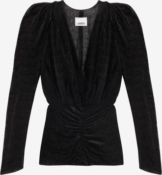 Isabel Marant Blouse Marlin - Femme - Noir - Taille 34 - Isabel Marant