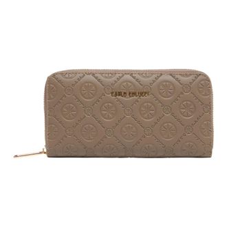 Carlo Colucci Kleine Geldb&ouml;rse mit Logo-Pr&auml;gung - - Accessories - Damen - Beige - ONE SIZE