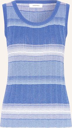 Darling Harbour Darling Harbour Stricktop Mit Glitzergarn blau