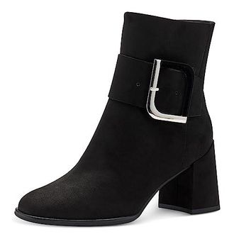Marco Tozzi Femme 2-25328-41 001 Bottines à Talons, Schwarz, 39 EU