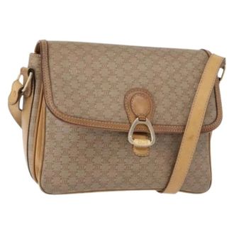 Celine Sac bandouli&egrave;re en plastique Pre-owned - Femme - Pre-owned - Beige - Taille: ONE Size