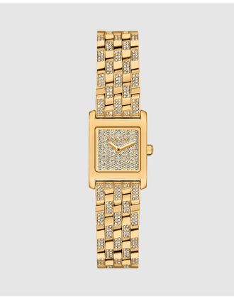 Michael Kors Georgie Zweizeiger-Uhr aus goldfarbenem Edelstahl
