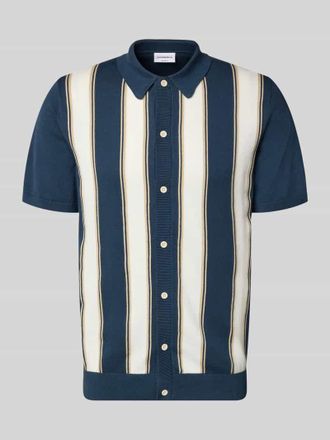 Lindbergh Polo-Cardigan mit 1/2-Arm