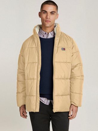 Tommy Jeans Steppjacke TJM POLY PUFFER EXT Winterjacke mit Stehkragen, gefüttertes Teddy, Innentaschen