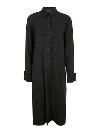 Maria Calderara Robe Au Genou - Noir