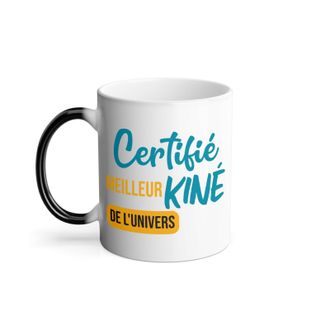 Fabulous Thermoreagierende Tasse Magische Tasse - zertifiziert bester Kin&eacute; des Universums Doktor Sport Arzt - 325 ml