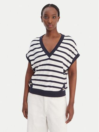 Liu Jo Bluse TA6084 J3867 Dunkelblau Relaxed Fit