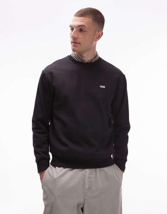 Vans Sweat coupe standard avec logo sur la poitrine - Noir