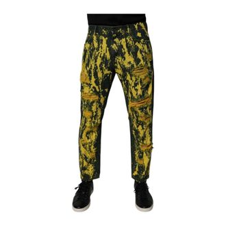 Dolce & Gabbana Tie Dye Skinny Denim Jeans - - Jeans - Herren - Schwarzk - M