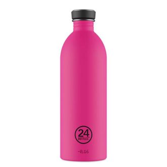 24 Bottles Urban-Trinkflasche 1L, Wasserflasche 100% Versiegeltem Deckel, Umweltfreundliche Trinkflasche Edelstahl, Trinkflasche Sport Ultraleichte (Nicht-Thermi