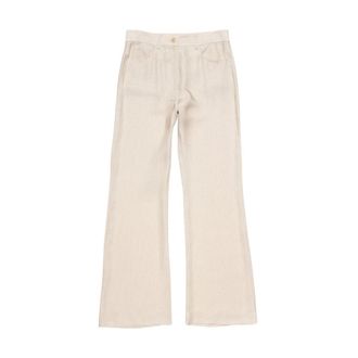 Acne Studios Ak1032 Hosen - - Trousers - Damen - Beige - S