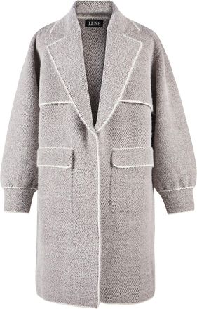 Australia Luxe Flow-Strickmantel, gebrannter Trenchcoat