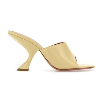 Amina Muaddi Femme, Chaussures, Jaune, Taille: 40 EU Taylor Slipper 90