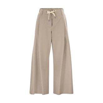 Brunello Cucinelli Couture Interlock Hose - - Trousers - Damen - Beige - S