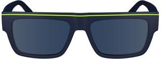 Calvin Klein Jeans Mens Sunglasses CKJ24603S - Blue with Solid Blue Lens