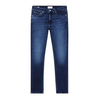 Calvin Klein Jeans Blaue Rei&szlig;verschluss & Knopf Jeans - - Jeans - Herren - Blau - W36 L32