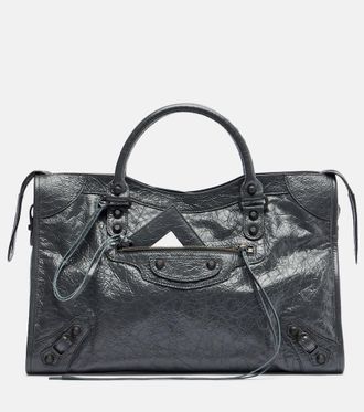 Balenciaga Sac &agrave; main Le City en cuir