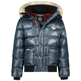 Canadian Peak Bugseak Men - Doudoune Chaude Matelassee Homme Automne Hiver - Veste Manteau Chaud - Blouson Coupe Vent Manches Longues Rembourrage - Hommes (Marine 3