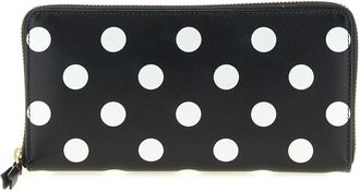 Comme Des Gar&ccedil;ons Homme, Accessoires, Multicolore, Taille: ONE Size Portefeuille zipp&eacute; &agrave; pois