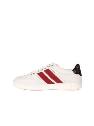 Bally Two-Tone Leather Sneaker - White