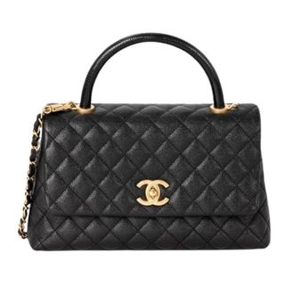 Chanel Sac &agrave; main Coco Handle Pre-owned - Femme - Pre-owned - Noir - Taille: ONE Size