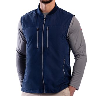 SCOTTeVEST 101 Weste f&uuml;r Herren - 9 versteckte Taschen - wasserabweisend f&uuml;r Reisen und mehr, Marineblau, M