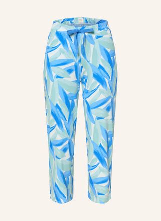 Schiesser 3/4-Schlafhose Mix+Relax blau