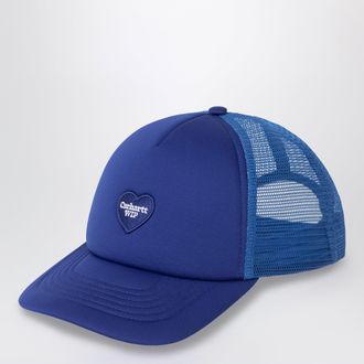 Carhartt Work in Progress Heart Patch Trucker Cap Wolfsbane