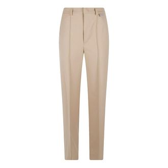 Fabiana Filippi Pantalon droit - Femme - Pantalons - Beige - Taille: 34 FR