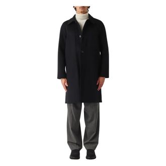 Palt&ograve; Homme, Manteaux, Bleu, Taille: XL Manteau en laine Maurilio