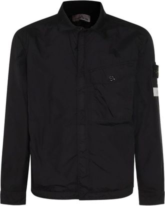 Stone Island Herren, Jacken, Schwarzk, LGröße