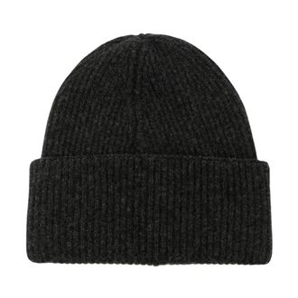 Amaranto Amar&aacute;nto - Bonnet en m&eacute;lange de cachemire c&ocirc;tel&eacute; - Homme - Accessoires - Vert - Taille: ONE Size