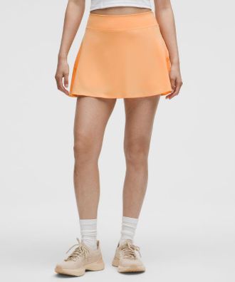 lululemon Jupe de tennis légère taille haute pour Femmes - Orange - Taille 10