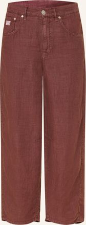 Herrlicher 7/8-Hose Barrow Mit Leinen rot