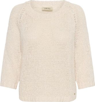 Cream Femme, Pulls, Beige, Taille: 38 FR Tricot ras du cou