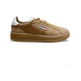 Autry Homme, Chaussures, Brun, Taille: 45 EU Baskets en Daim Camel