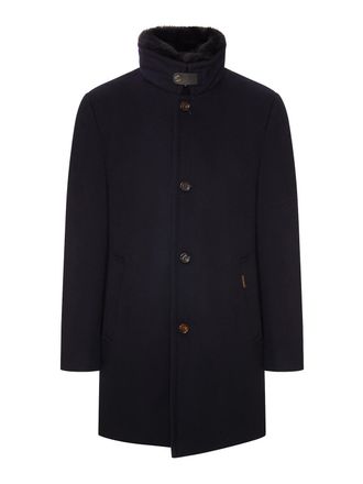 Moorer Manteau Au Genou - Bleu