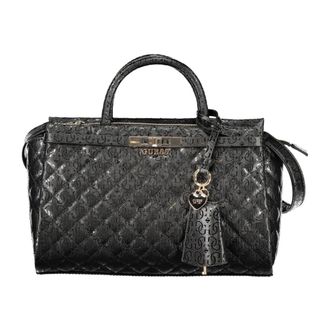 Guess Idra Girlfriend Satchel - - Bags - Damen - Schwarzk - ONE SIZE